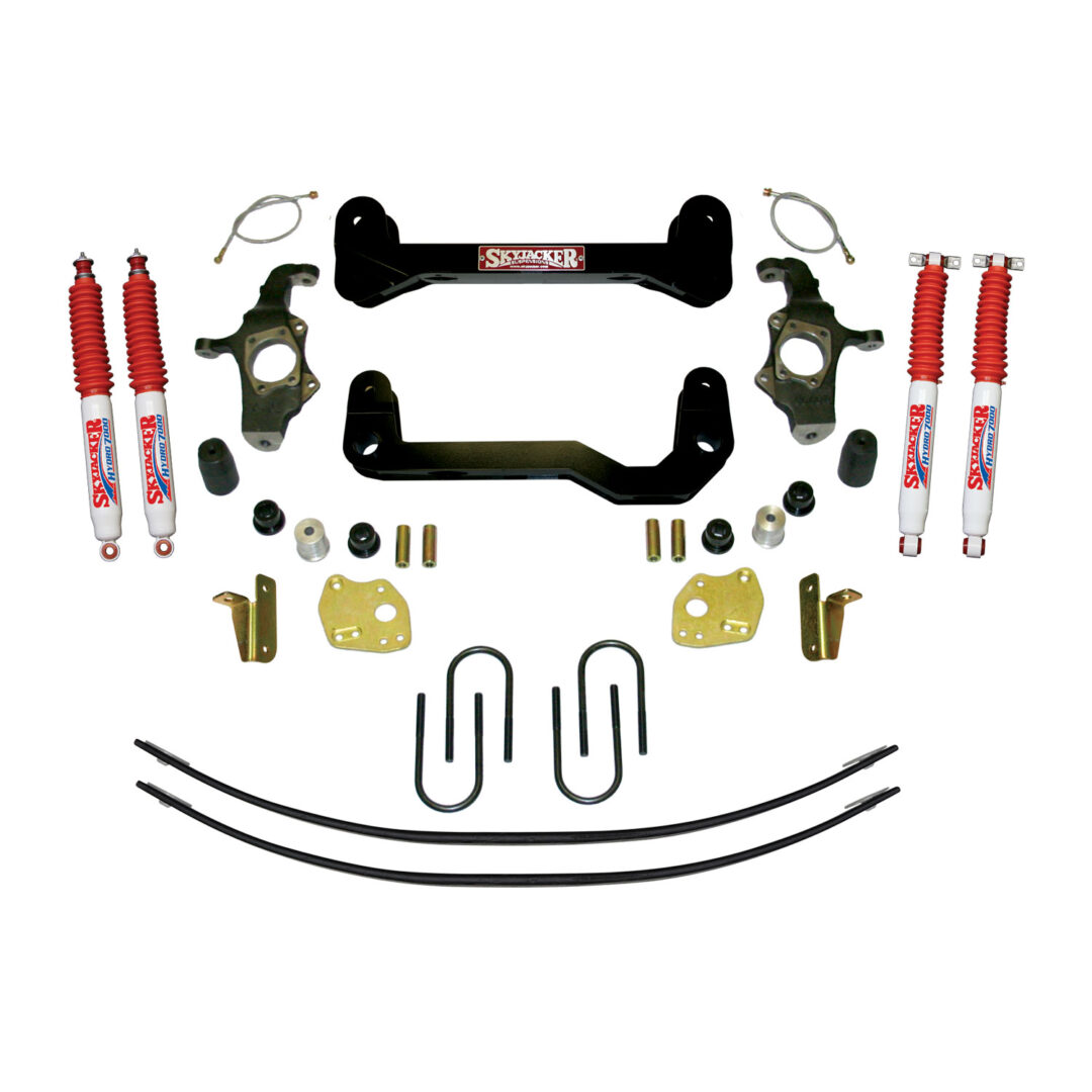CC429K - 4 in. Suspension Lift Kit with Rear Add-A-Leafs - Skyjacker ...