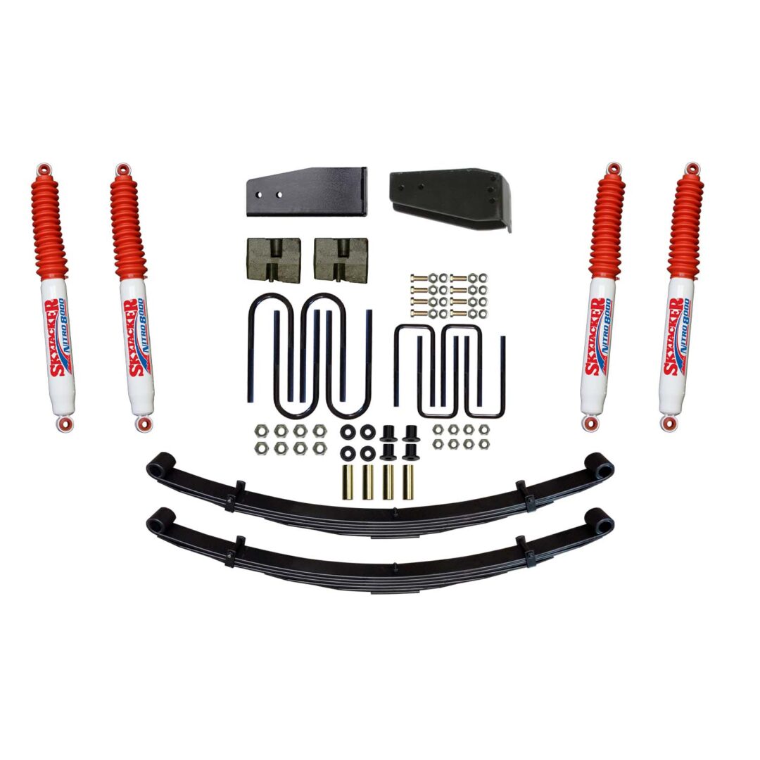 F860TK - 6 in. Suspension Lift Kit with Front Leaf Springs and Rear ...