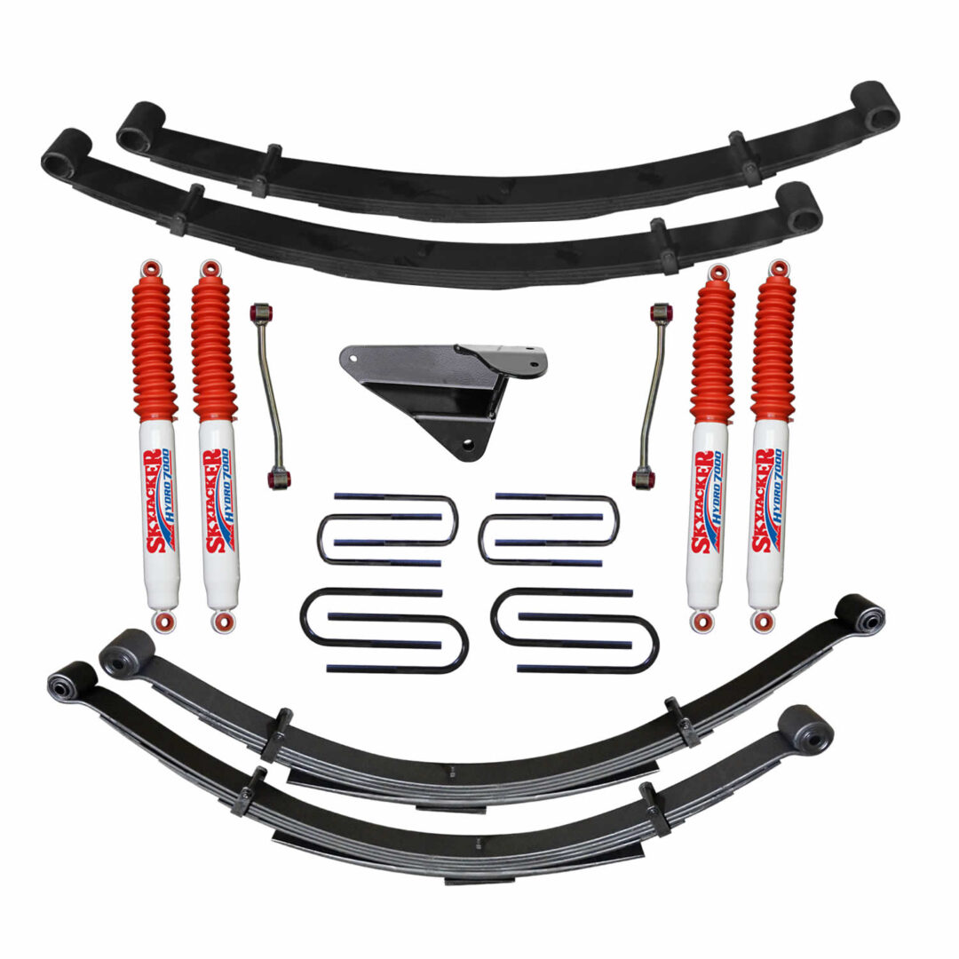 F9453MKS - 4 in. Suspension Lift Kit with Front and Rear Leaf Springs ...