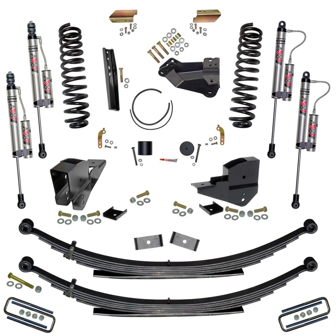 F23401KS - 4 in. Suspension Lift Kit with Front Coils and Rear Leaf ...